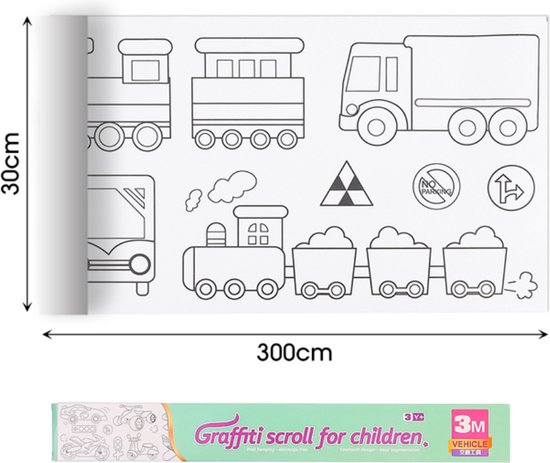 Tekenrol - Creative - Tekenrol Stick - Fantasy Tekenrol - Voertuigen ...