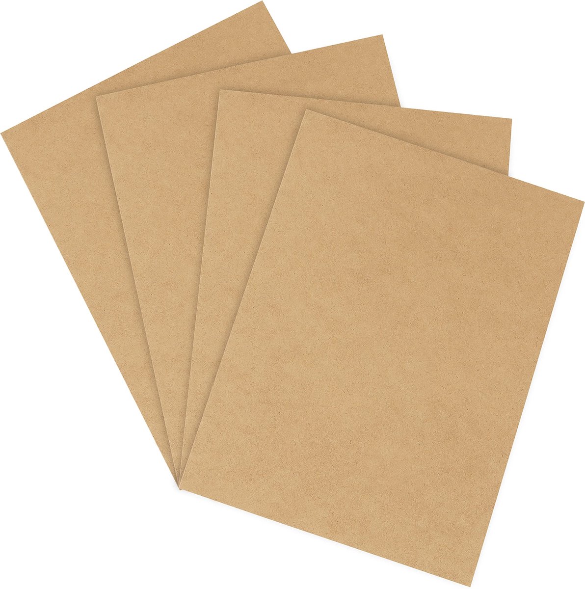 Belle Vous Feuilles de Bois MDF 2 mm (Lot de 30) - 15 x 20 cm - Bois ...