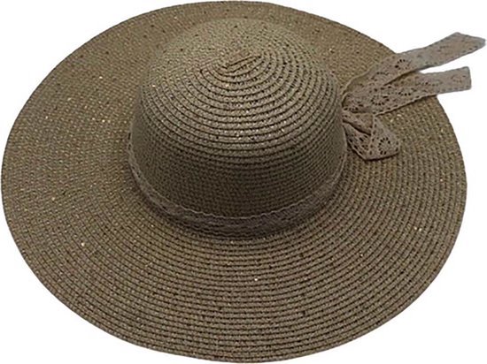 Zonnehoed Strandhoed Rondehoed Effen Beige | bol