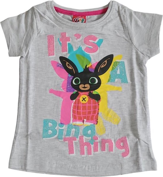 Bing Bunny - T-shirt Bing Bunny - meisjes - maat 92 | bol.com