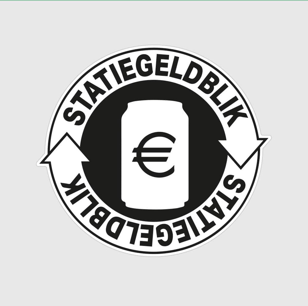 Statiegeld sticker BLIK 15cm - Statiegeldstickers - UV- en Waterproof ...