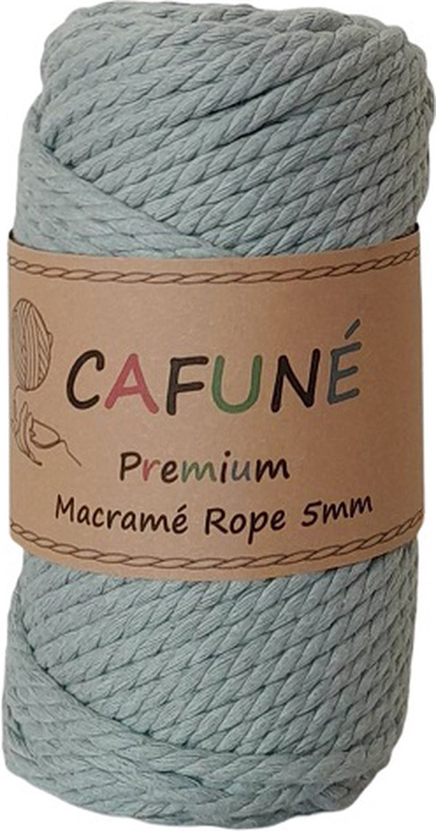 Cafuné Macrame Touw-Premium -Ecalyptus-5mm-40 meter-Gerecycled... | bol