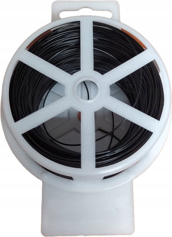 Binddraad - Zwart - Metaal - 50 meter x 0,8 mm | bol