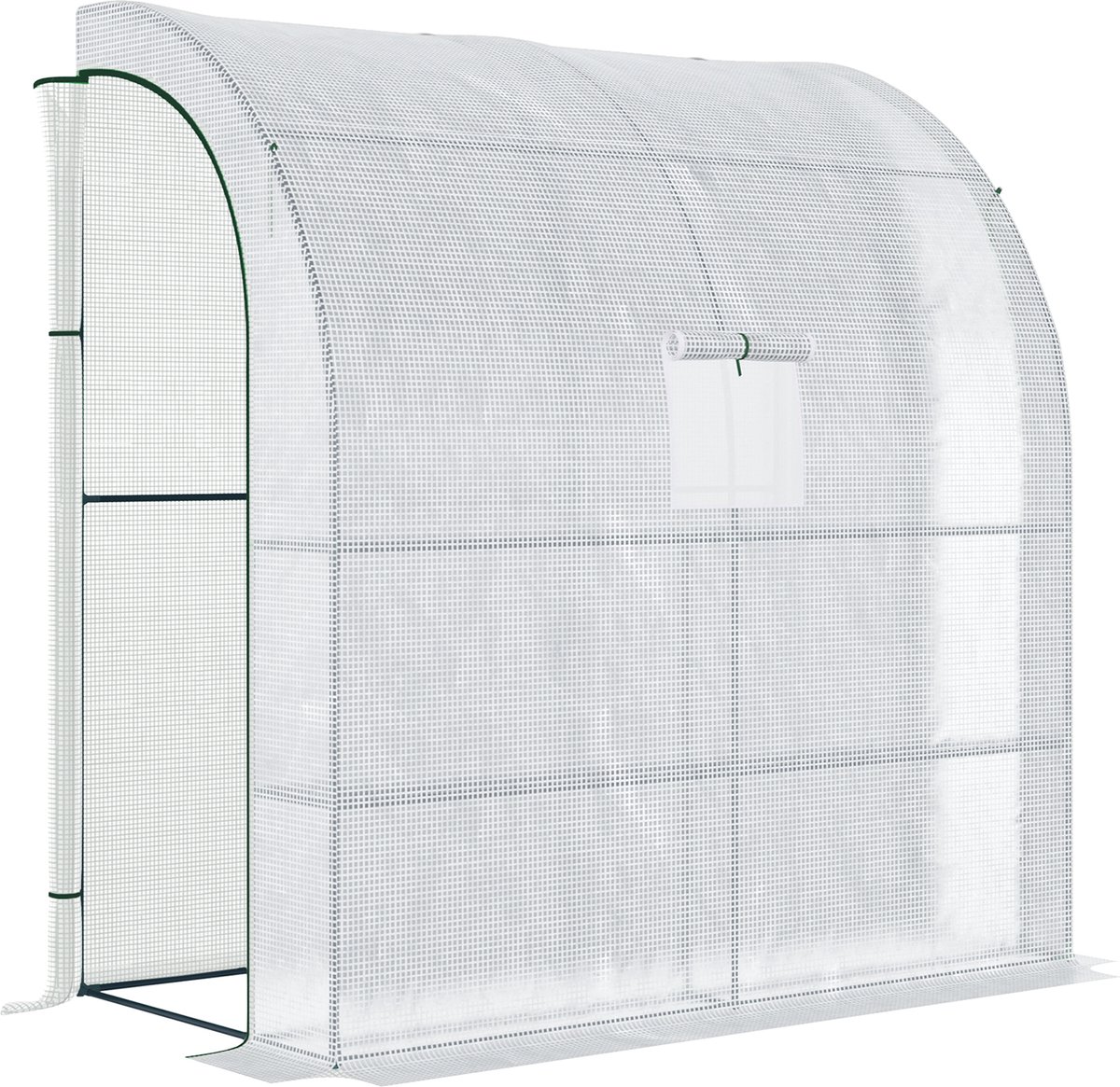 Outsunny Folie broeikas met 4 planken 845-304V04 | bol.com