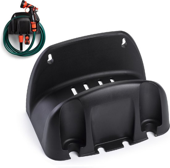 Plasticforte Tuinslanghouder voor aan de wand - kunststof - antraciet ...