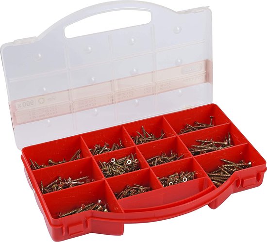 zelftappende schroeven-assortimentset / universal screw assortment box ...