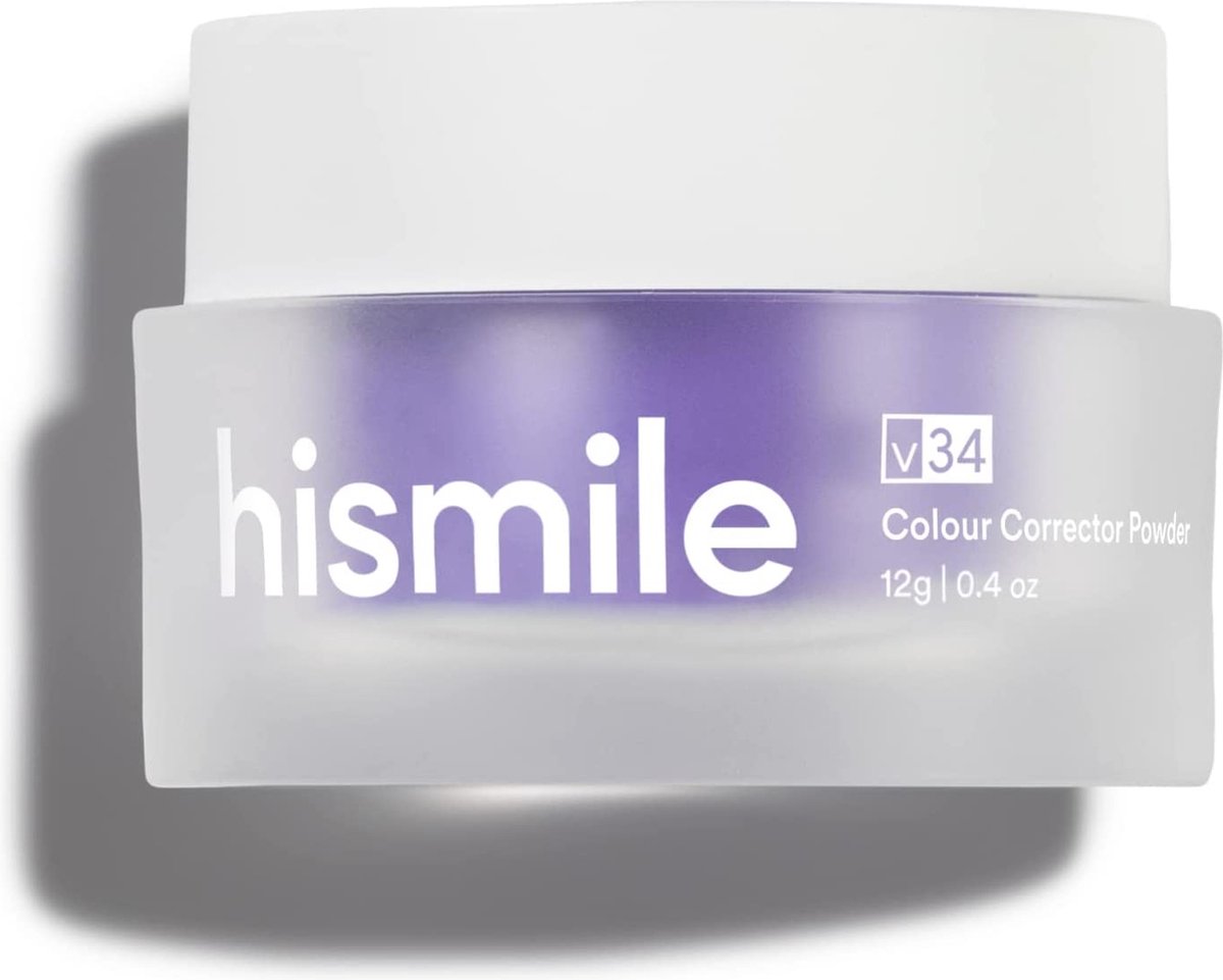 Hismile V34 Poeder Kleurcorrector - Paarse tandbleekmiddel - tandvlek ...