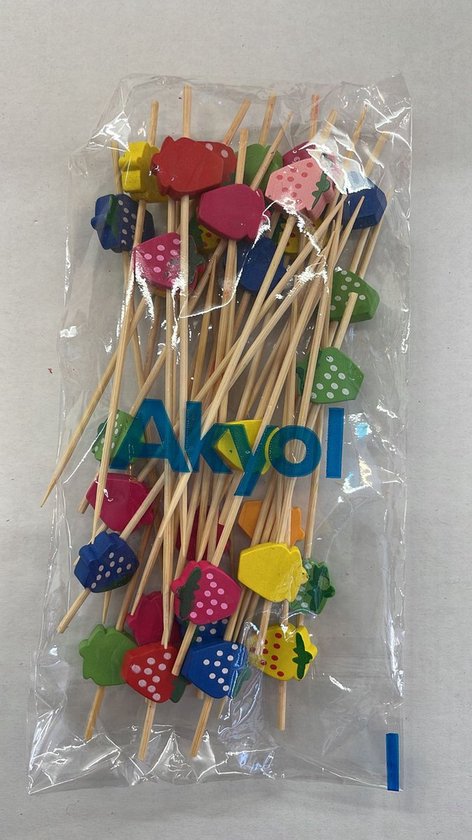 Akyol - 10 x cocktail prikkers -verjaardag prikker - fruit cocktail ...