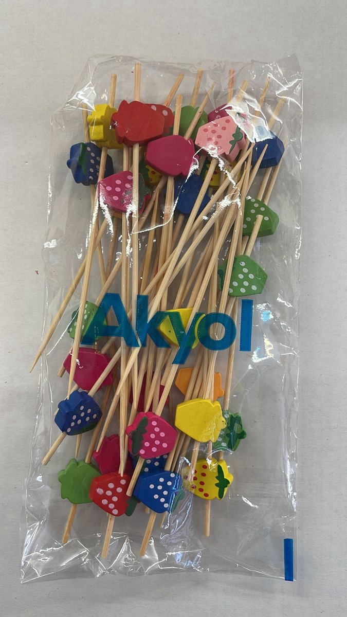 Akyol - 10 x cocktail prikkers -verjaardag prikker - fruit cocktail ...
