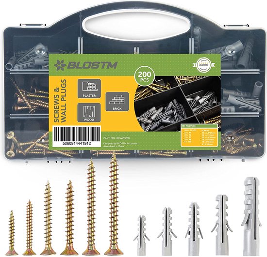 zelftappende schroeven-assortimentset / universal screw assortment box ...