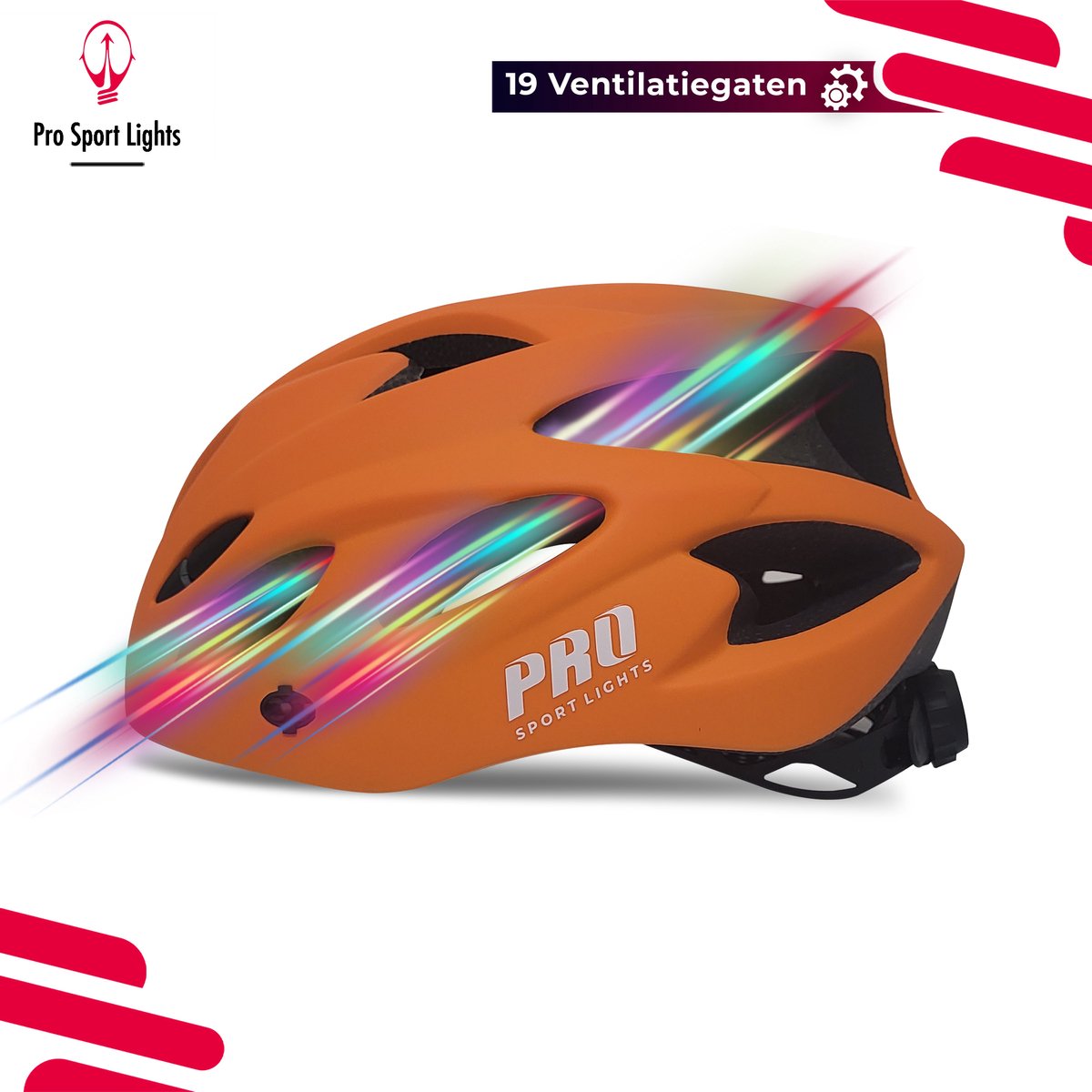 Fietshelm Dames/Heren - Mat Oranje - Volwassenen - Medium 54/59cm ...