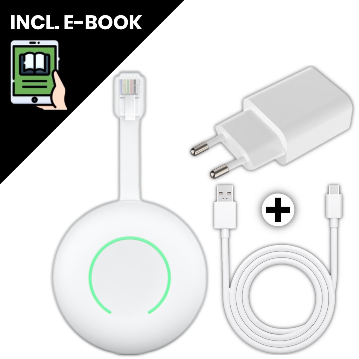 P1 Meter - Energiemeter Verbruiksmeter - Wi-Fi P1 Meter - Incl. Adapter ...