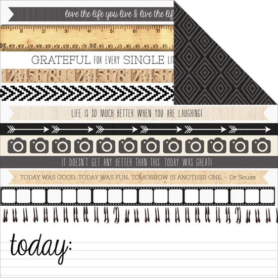 Kaisercraft Pakket - Hello Today + 3 stickervellen + 1 stempel (10st) | bol