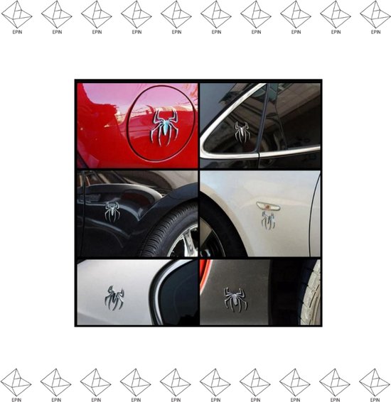 EPIN | Auto Sticker | Spin | Spider | Rood | bol.com