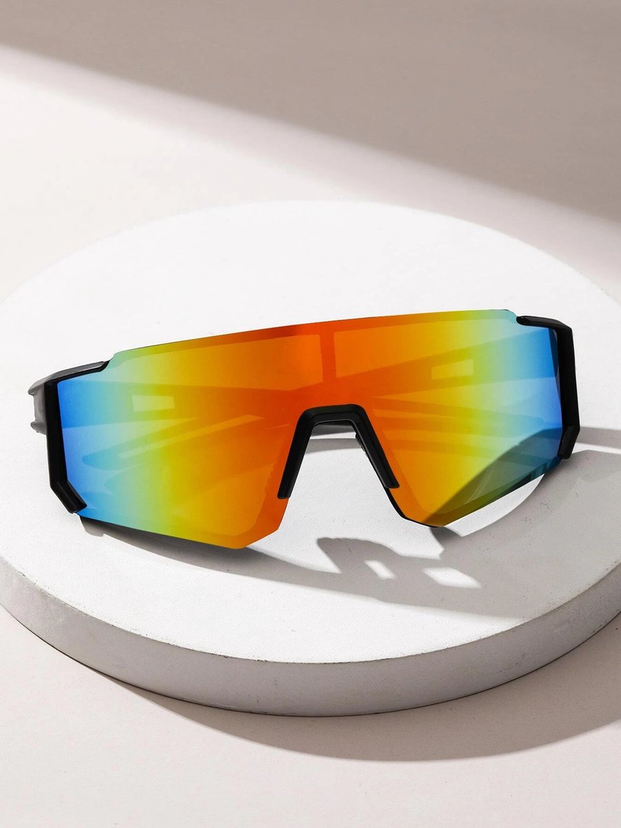 Rave bril zwart - Techno bril - Reflectieve glazen - Fetsival bril ...