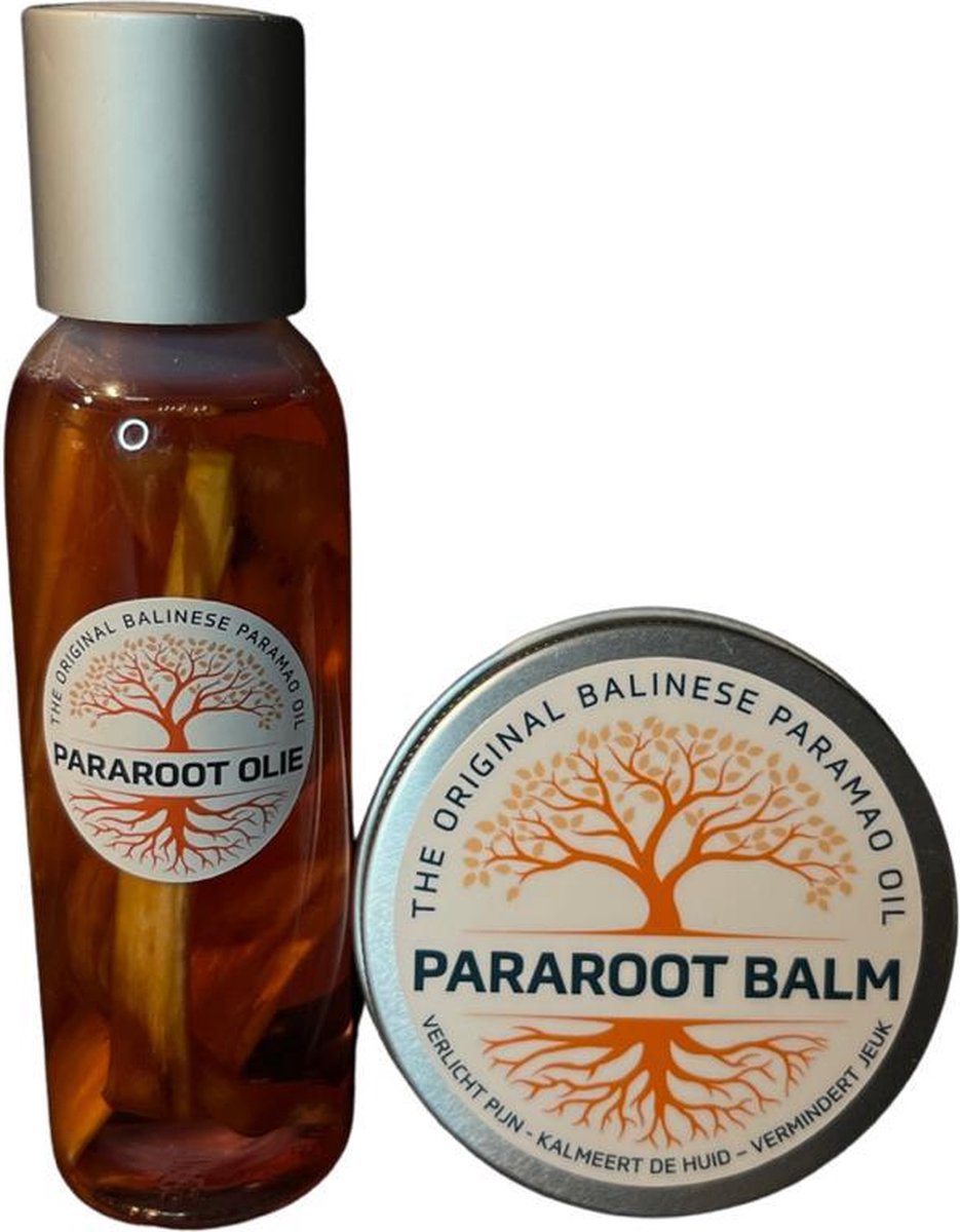 Pararoot - Combi deal - Paramao olie 100 ml - Paramao balm 60 gr | bol