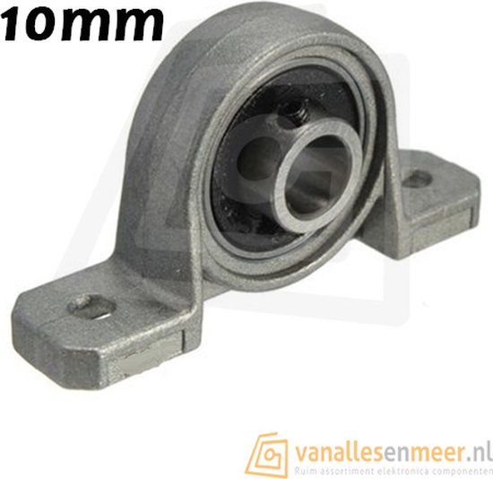 Lagerblok KP000 10mm - Zelfinstellend lager - Aluminium behuizing | bol