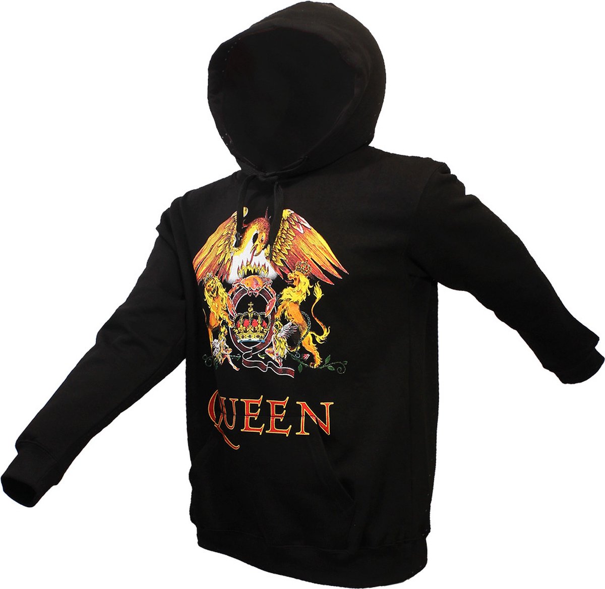 Queen Classic Crest Logo Hoodie Sweater Trui Zwart - Officiële ...