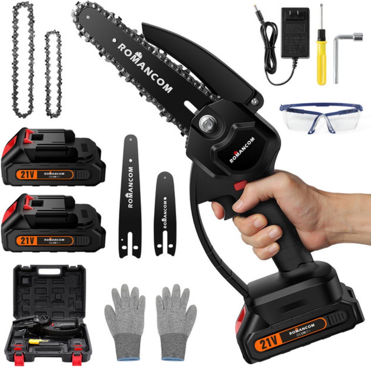 Elektrische snoeischaar - Mini kettingzaag - Accu snoeischaar - Mini ...