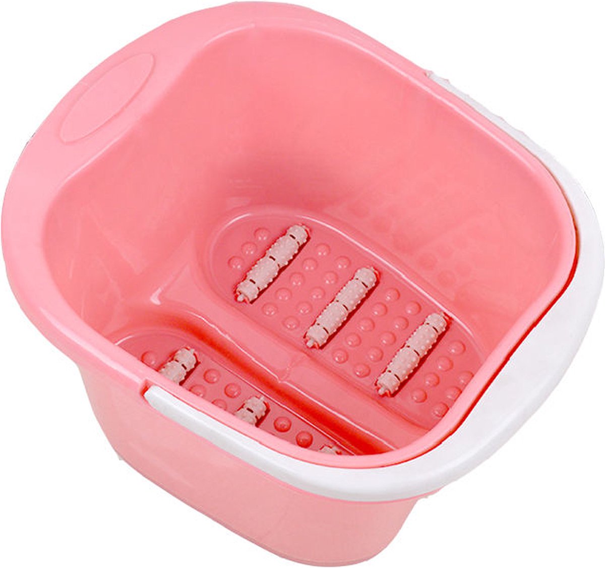 Voetenbad Met Massage Rollers Roze - Pedicure - Voetmassage - Voetbad | bol