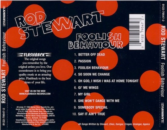 Foolish Behaviour, Rod Stewart | CD (album) | Muziek | bol