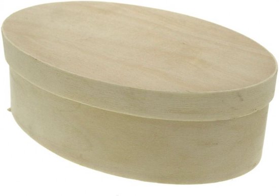 Chipwood Box oval 110x160mm | bol