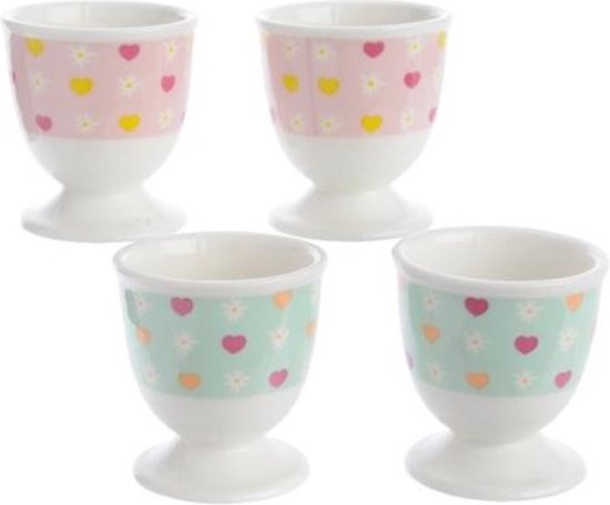 Eierdop porselein Giftbox a 2 stuks (LET OP! Wordt assorti geleverd!) | bol