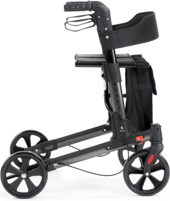MultiMotion Double Lichtgewicht rollator - Antraciet - Dubbel ...