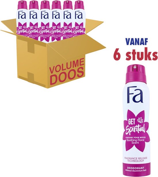 Fa Deodorant Get Spiritual (6 x 150ml) | bol