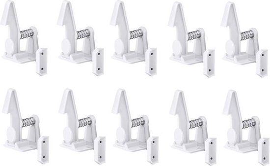 Kinderslot Kast - 10 Stuks Wit - Kinderslot | bol