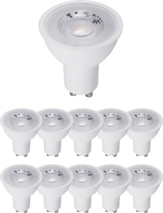 LongLite LED Lampen GU10 - Warm wit licht - Voordeelverpakking - 10 stuks | bol