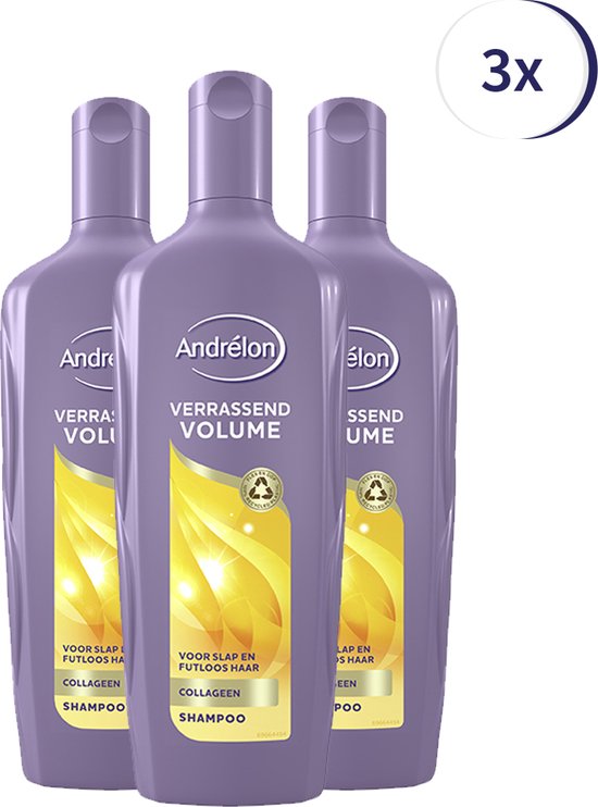 Andrélon Classic Verrassend Volume Shampoo - 3 x 300 ml ...