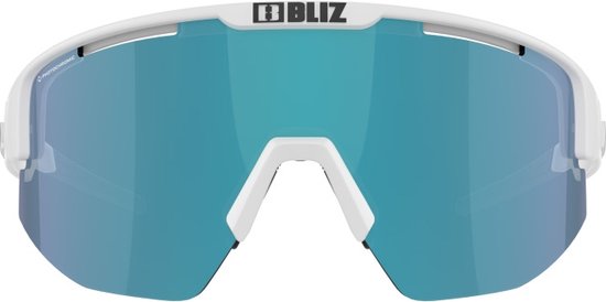 Bliz Matrix Sportbril Matte White/ Photochromic Nano Optics Brown Blue ...