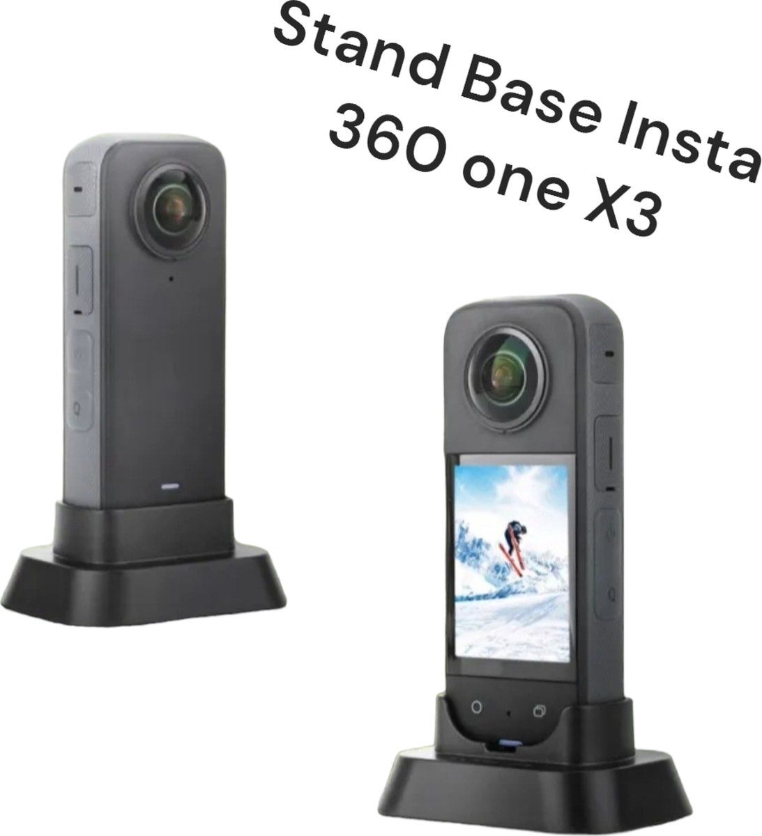 Insta 360 one X3- Houder Stand Base- mini Statief-insta x3-Accessoires ...