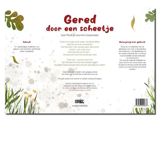 Gered door een scheetje kamishibai vertelplaten + boek, Jose Mijnals ...