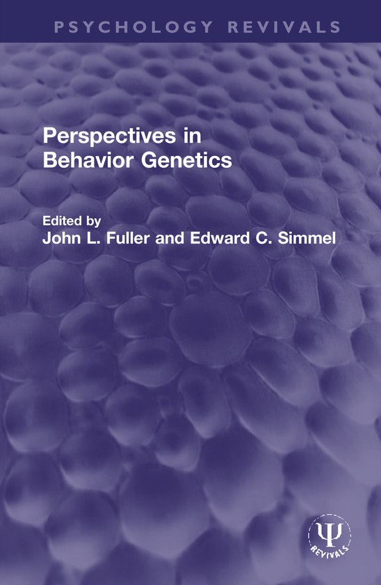 Psychology Revivals- Perspectives in Behavior Genetics | 9780367741228 ...