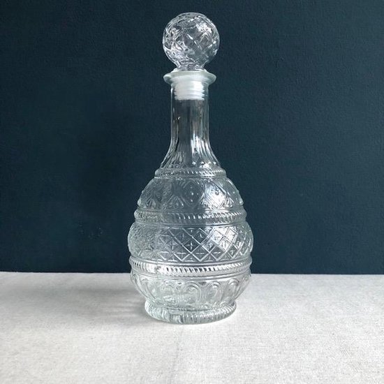 Luxe Whiskey/Water Karaf - 0.8 Liter - Glas - Hoogwaardige Kwaliteit ...