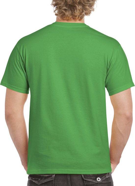 T-shirt met ronde hals 'Heavy Cotton' merk Gildan Irish Green - L | bol