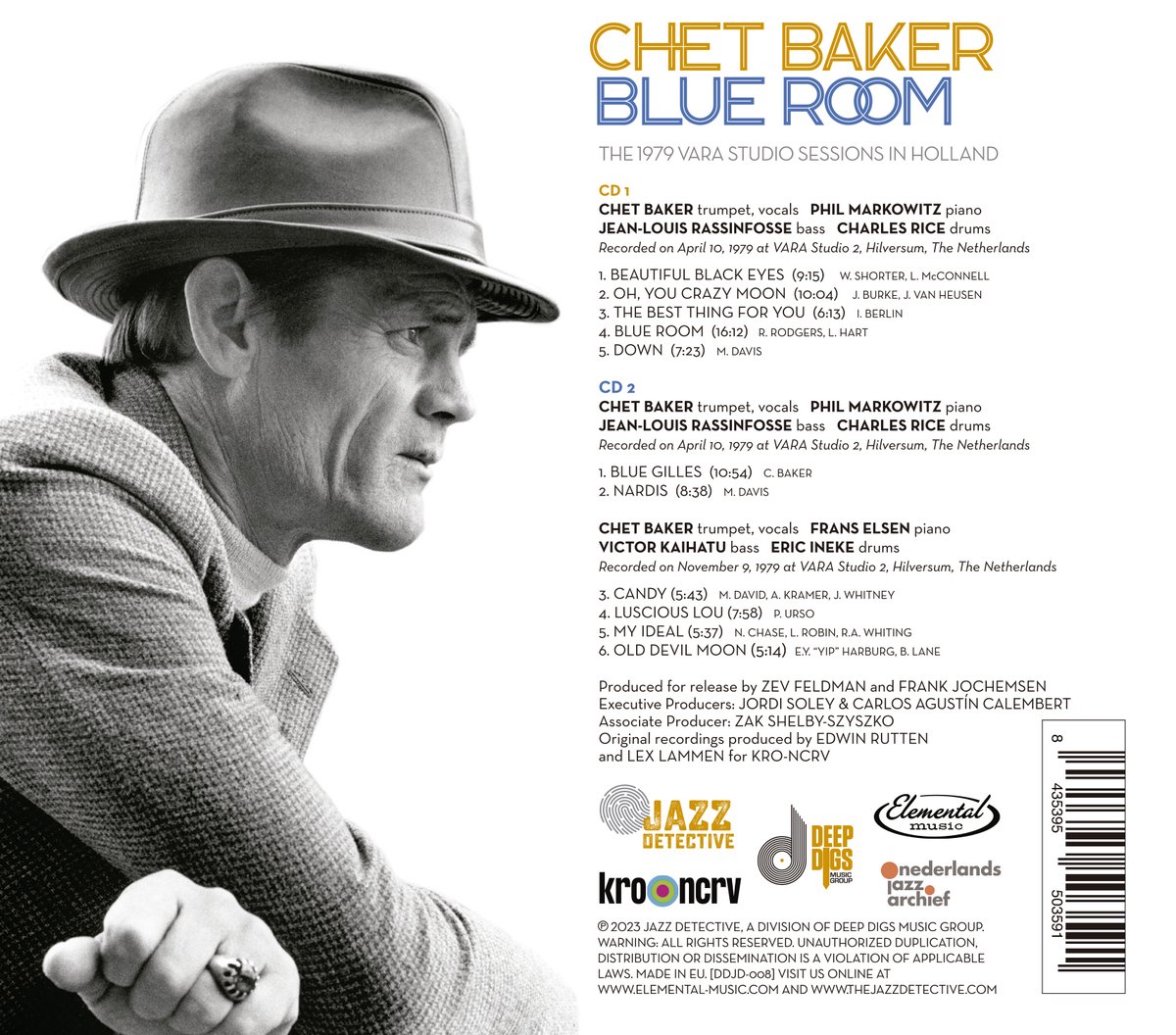 Chet Baker - Blue Room-The 1979 Vara Studio Sessions In Holland (2 CD), Chet Baker |... | bol