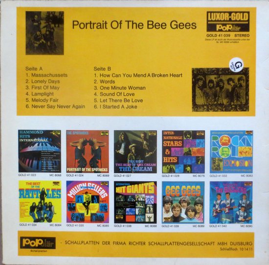 Portrait Of The Bee Gees (LP), Bee Gees | Muziek | bol.com