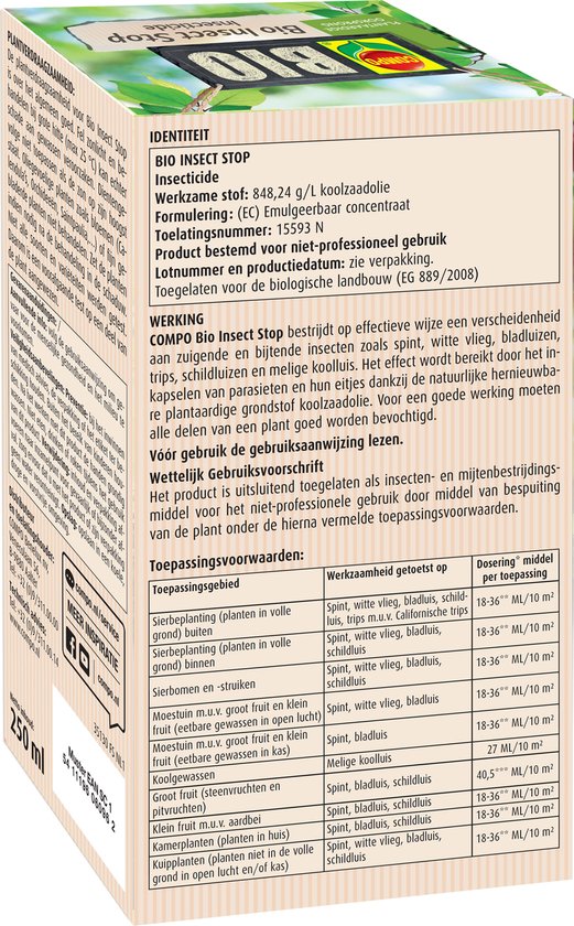 COMPO Bio Insect Stop - biologische insectenbestrijder - bestrijdt ...