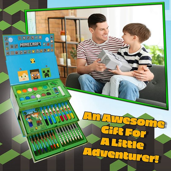 Minecraft Hobbyset - kleursets voor kinderen - 40 stuks | bol