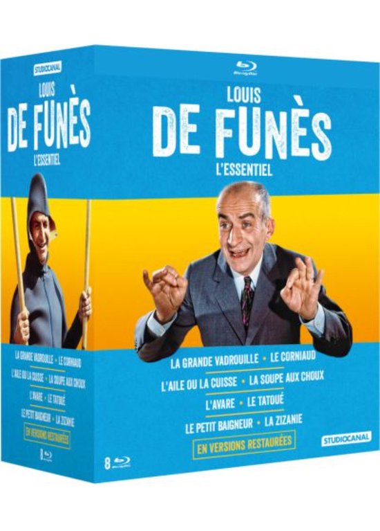 Louis de Funès Essentials - 8 DVD box set - Blu-ray Pack (Blu-ray), Louis De Funès | Dvd's | bol.com
