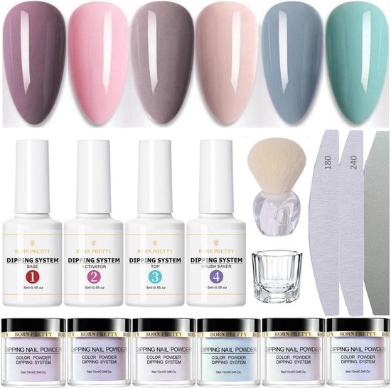 Born Pretty - Dipping powder starters kit - Dipping powder starter ...