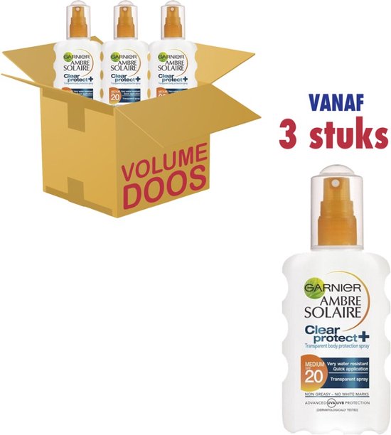 Zonnespray SPF20 (3 x 200ml) | bol.com