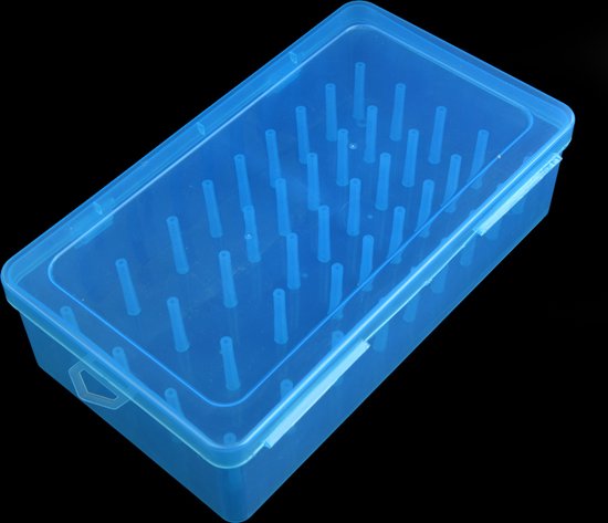 Deluqse Naaidoos Opbergbox - Blauw - Naaidoos - Naaimand - Naaibox ...