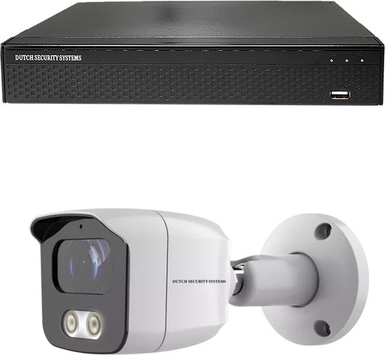 Camerabeveiliging 2K QHD - Sony 5MP - Set 1x Bullet - Wit - Buiten ...