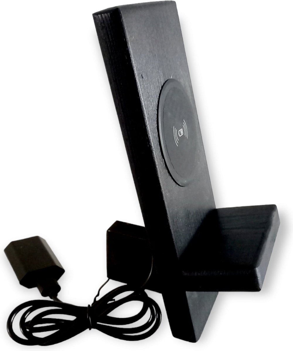 Telefoonstandaard met Oplader| Draadloos Qi Oplaadstation| Praktisch ...