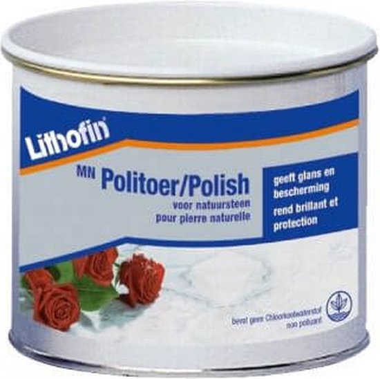 Lithofin - MN Politoer Creme - Kleur ZWART - 500ml | bol