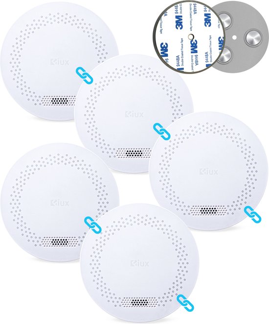 Fiux FXS-2 Koppelbare rookmelder - 10 Jaar batterij - Met magneet montage - Draadloos... | bol